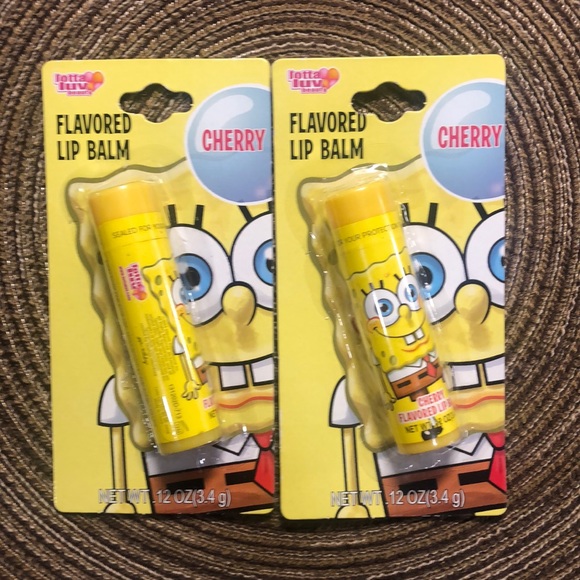 SpongeBob Squarepants | Makeup | Spongebob Cherry Lip Balm | Poshmark